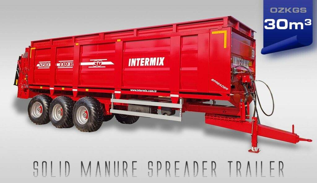 Solid Manure Spreader Trailers - Intermix